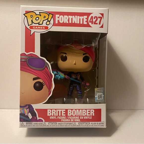 Funko | Toys | Funk Pop Games Fortnite Brite Bomber 427 Vinyl Figure ...